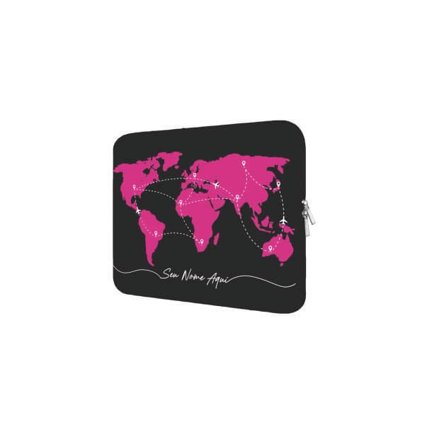 Capa Case Para Macbook Personalizada Preta - Seu Logo | Ninja Brindes