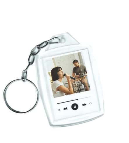 Chaveiro Acrilico Porta Foto Personalizado | Ninja Brindes